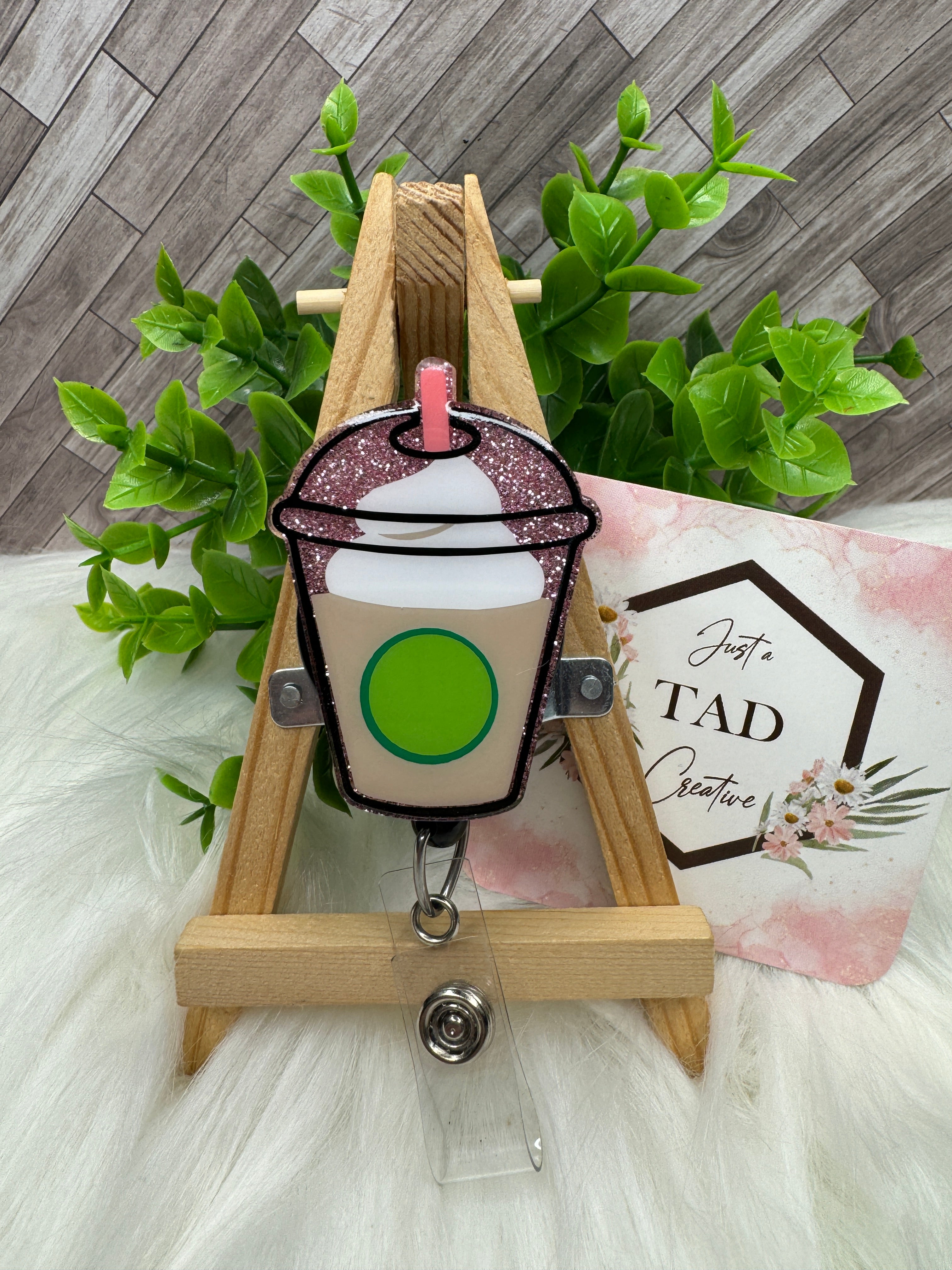 Cold Coffee Domed Drink Cup Interchangeable Badge Toppers – Just a TAD ...